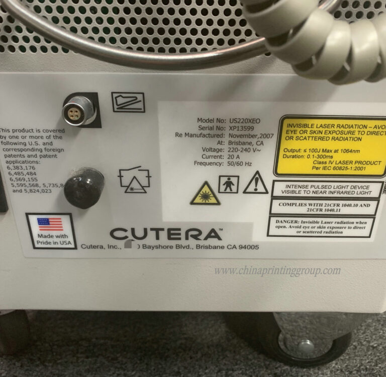 Serial Number 0.05mm Vinyl Sticker Sheets Free Sample labels