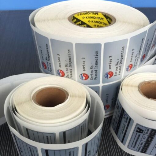 Serial Number 0.05mm Vinyl Sticker Sheets Free Sample labels